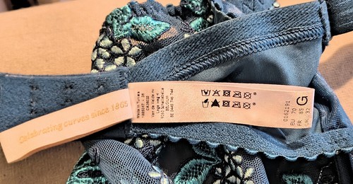 NWT Prima Donna Kensington Full Cup Bra Blue Paris 32G(US) 32K(UK ...