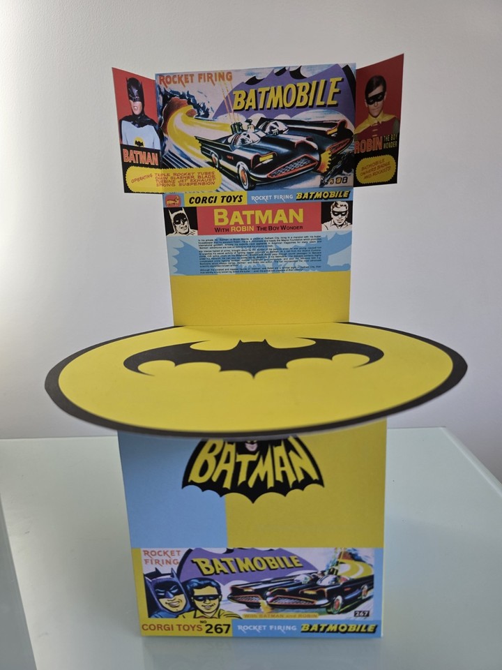 CORGI 267 BATMAN DISC STAND , ( MODEL CAR NOT INCLUDED.. | eBay UK