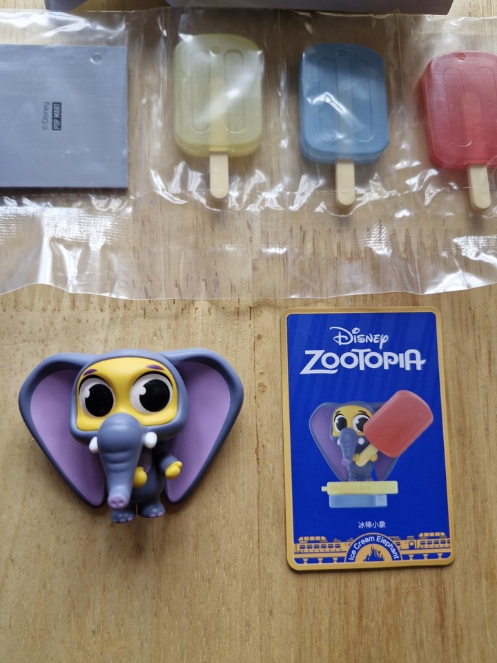Disney Zootopia (Zootropolis Popmart Ice Cream Elephant and Judy Hopps ...