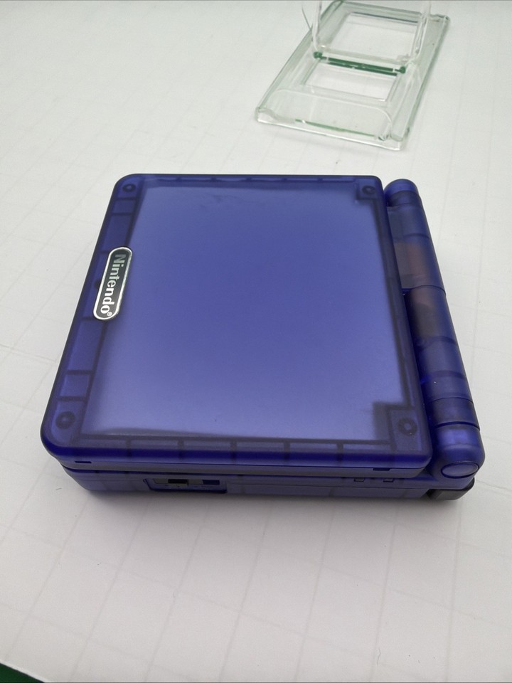Clear Blue Nintendo Game Boy Advance GBA SP IPS MOD READ Description ...