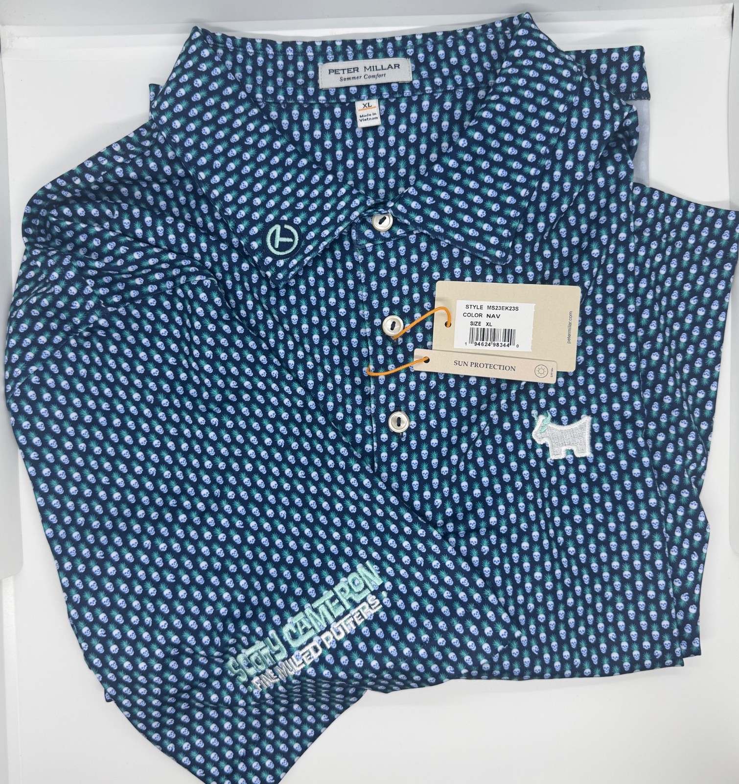 NEW Scotty Cameron Peter Millar Summer Comfort XL Junkyard Dog Blue ...