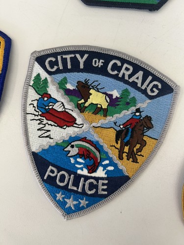 LOT OF 8 Colorado Embroidered Patches Police Small Town Mountain City ...