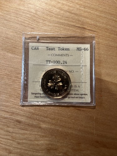 Canada Test Token TT-100.24 Dollar ICCS MS-66 | eBay