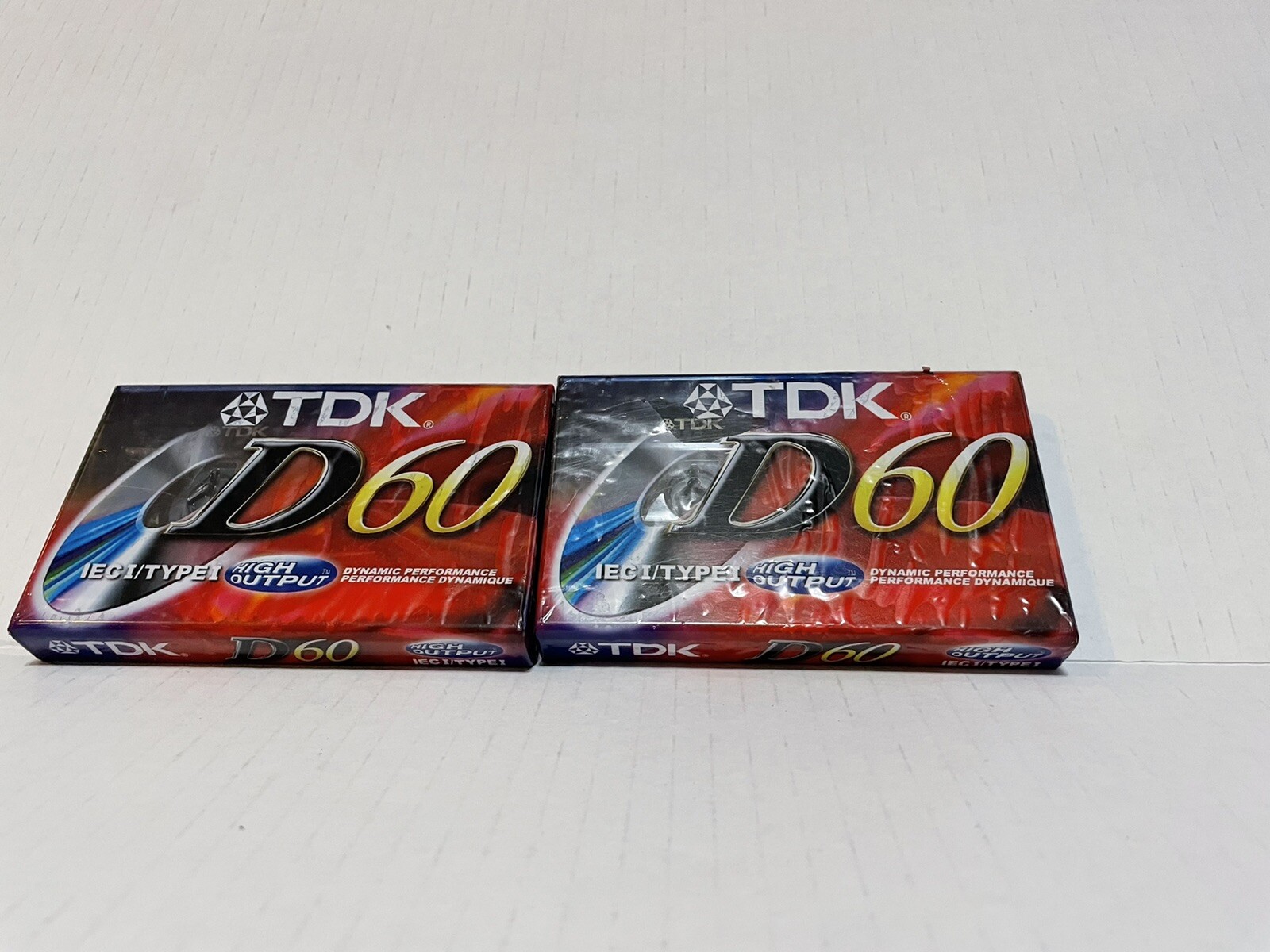 LOT OF 5 TDK D60 High Output IEC1/Type1 Normal Position Cassette Tapes ...