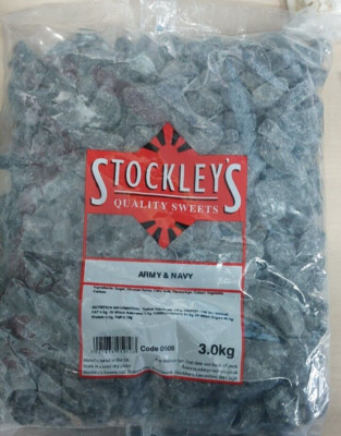Stockleys ARMY AND NAVY cough sweets 3KG sealed trade pack - FREE POST ...