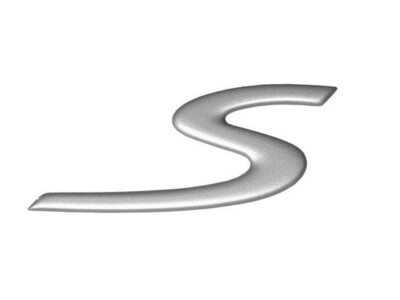 Genuine Porsche 986 Boxster Decklid Emblem 'S' Titanium 986559243009A4 ...