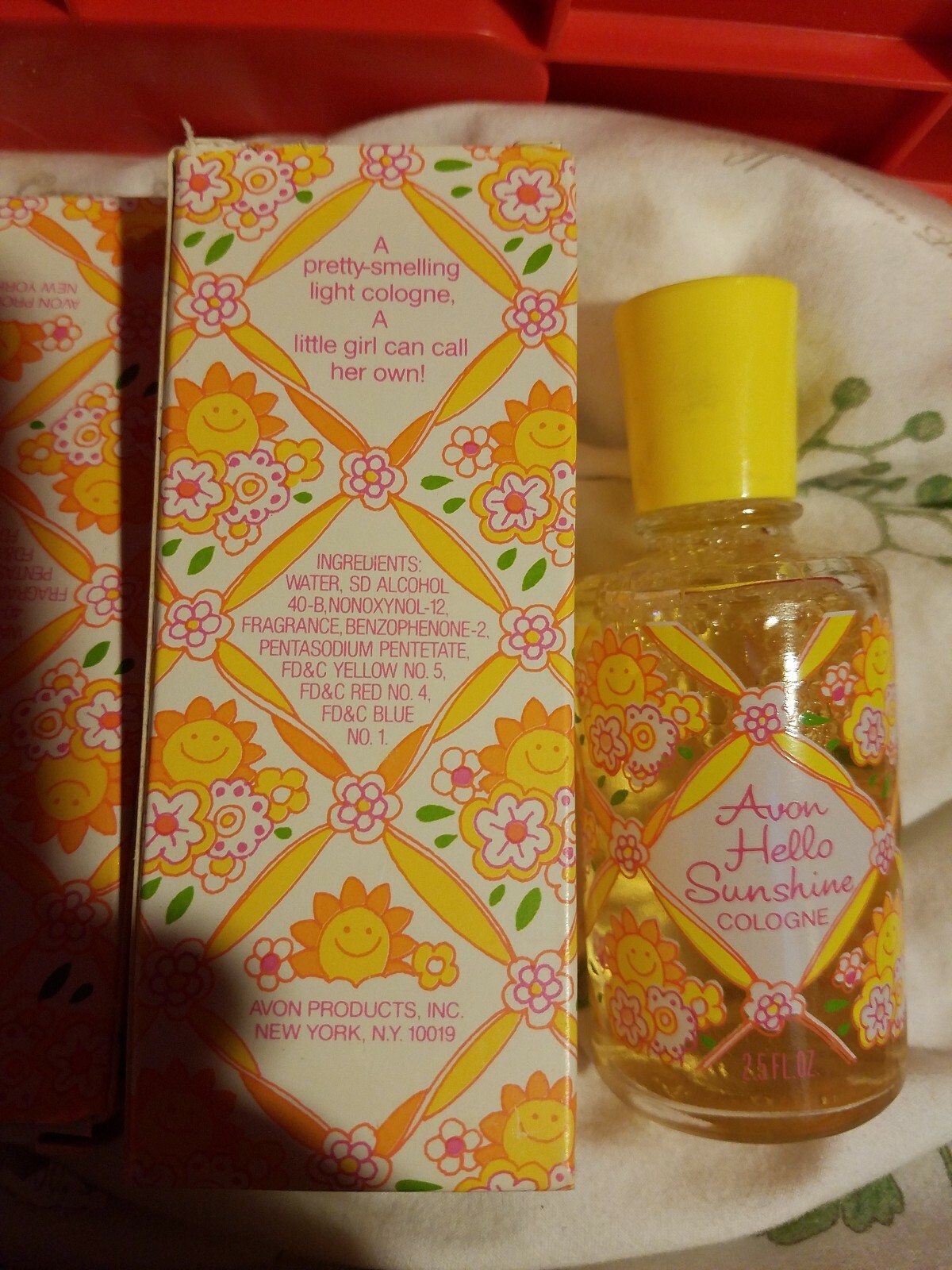 Vintage Avon Hello Sunshine Cologne 2.5 oz New Old Stock | eBay