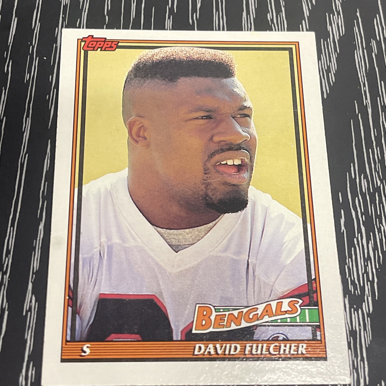 1991 Topps #250 DAVID FULCHER Cincinnati Bengals | eBay