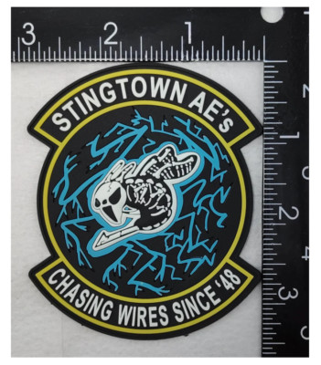 NAVY VFA-113 STINGERS STINGTOWN AE PVC HOOK & LOOP PATCH | eBay
