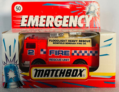Matchbox 1-75 MB50 Mack Auxiliary Power Truck Fire Rescue Unit ...