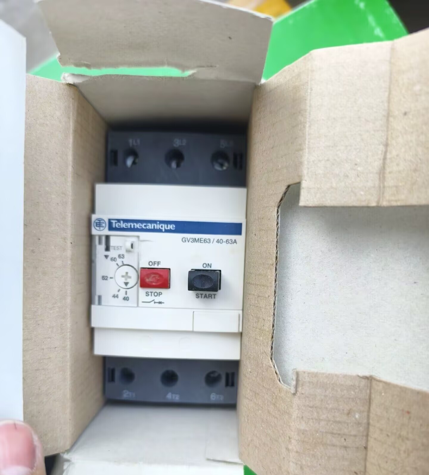 TELEMECANIQUE/SCHNEIDER GV3ME63 MOTOR CIRCUIT BREAKER 40-63A NEW IN BOX ...