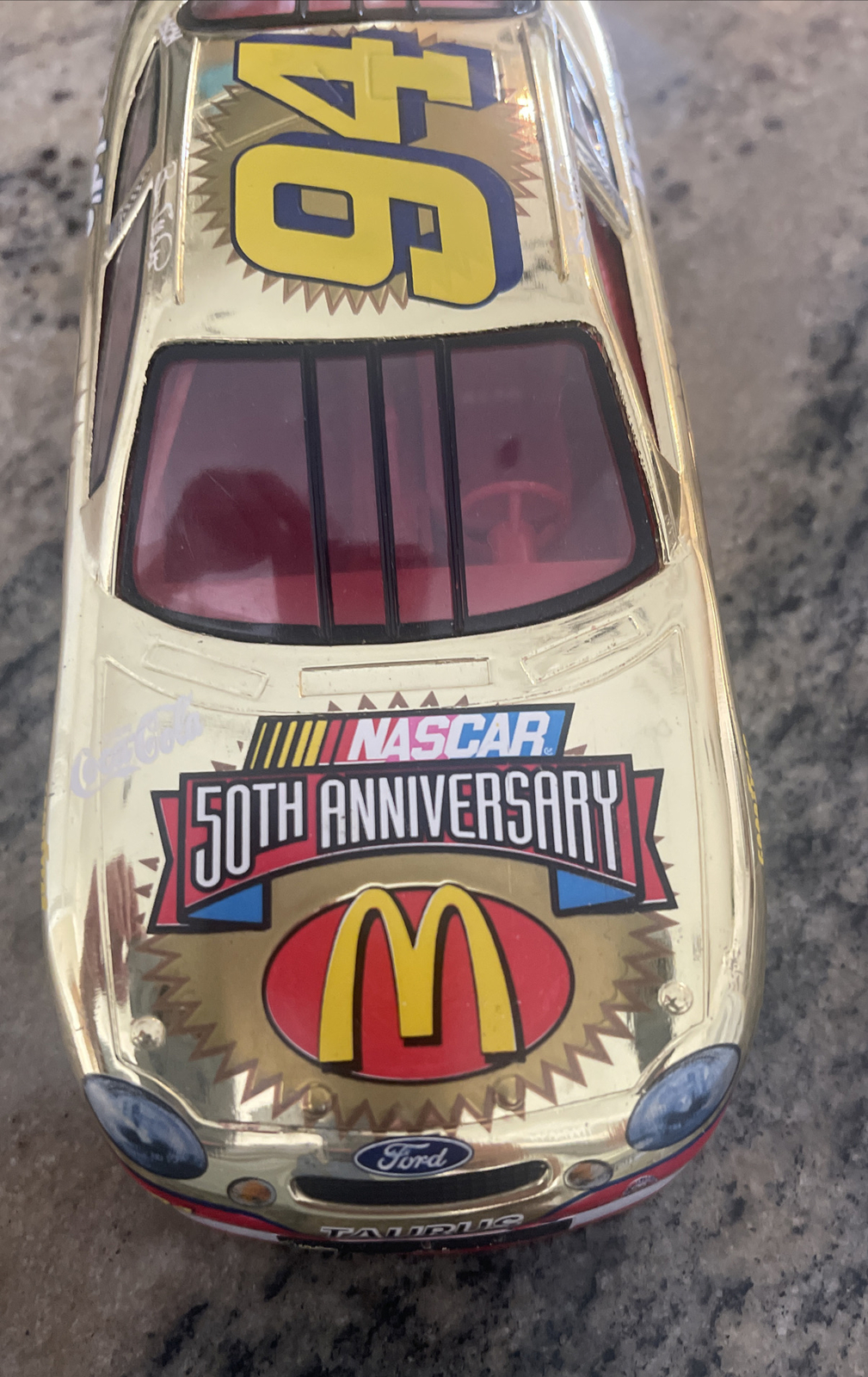 VTG RACING CHAMPIONS 1998 BILL ELLIOTT #94 FORD TAURUS McDONALD'S GOLD ...
