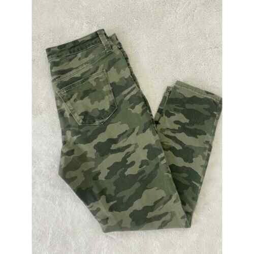Women's Universal Thread Camoflauge High Rise Skinny Crop Jeans Pants ...