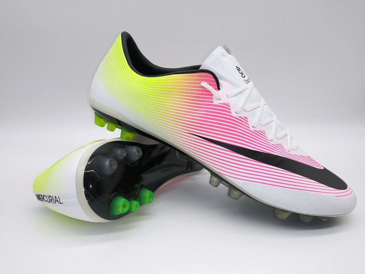 Pink And White Nike Soccer Cleats