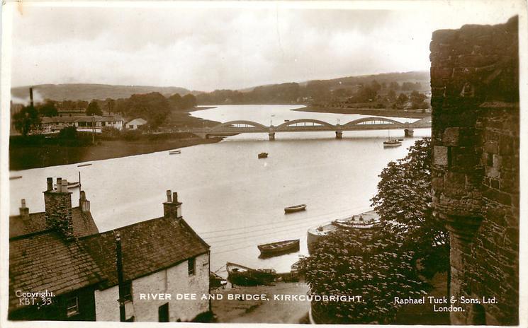 Kirkcudbright Scotland River Dee And Bridge OLD PHOTO | eBay