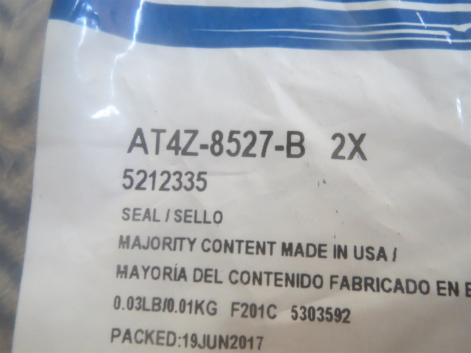 NOS FORD HARDWARE SEAL PART NUMBER AT4Z-8527-B LOT OF 2 NEW | eBay