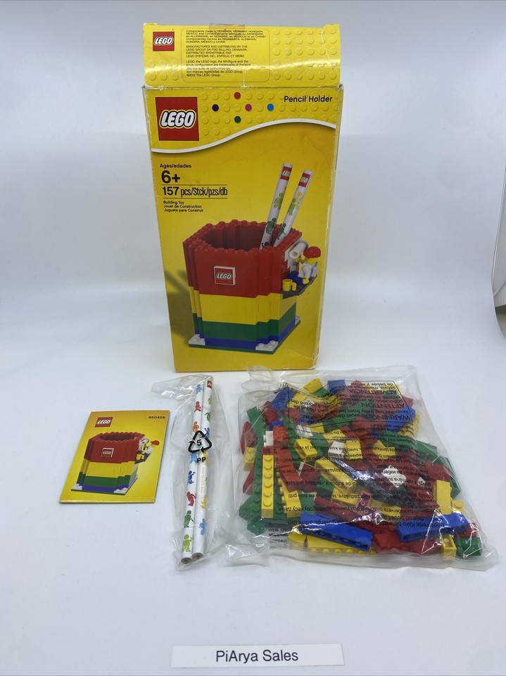 LEGO Pencil Holder 850426, building toy 6+ complete RARE RETIRED 2012 ...