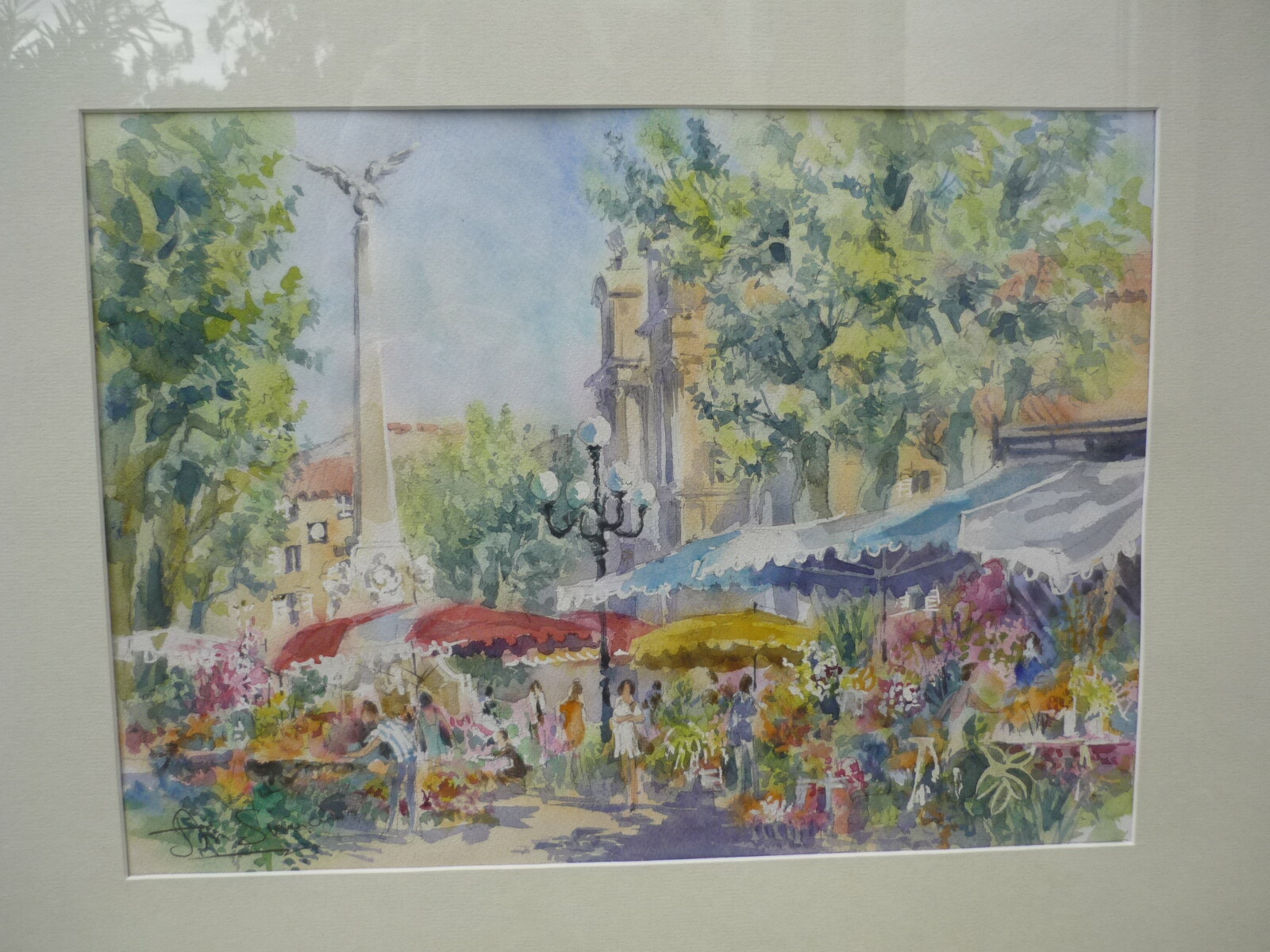 Tableau aquarelle Aix-en-Provence signé Jean-Marie Simon | eBay