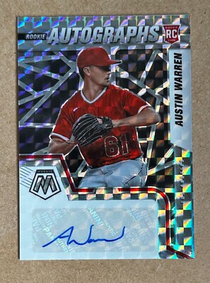 2022 Panini Mosaic Holo Prizm Austin Warren #RAM-AU Rookie Auto (RC) | eBay