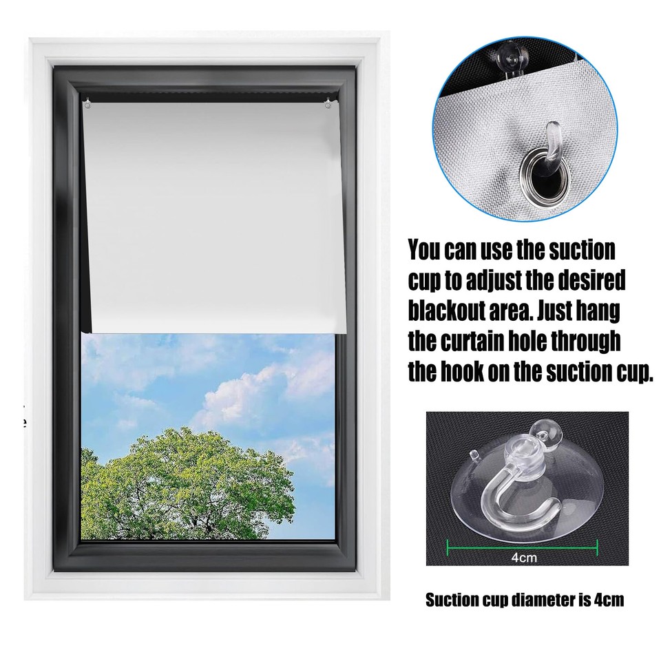 Blackout Roof Skylight Blind Window Curtain for Roof Windows with ...