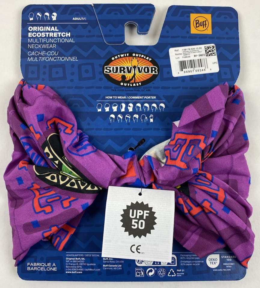 Survivor Season 48 Purple Lagi Tribe Buff | eBay