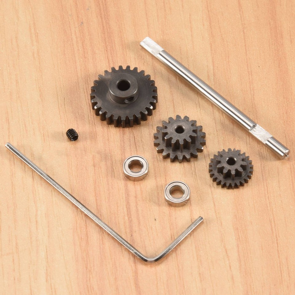 Metal Transmission Gear with D Steel Gears Set for D12 1/10 RC Car1375 ...