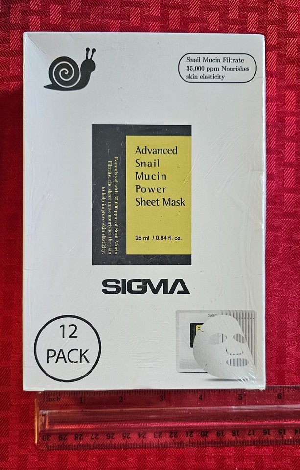 Sigma Essentials Premium Korean Snail Mucin Face Masks Intensive ...