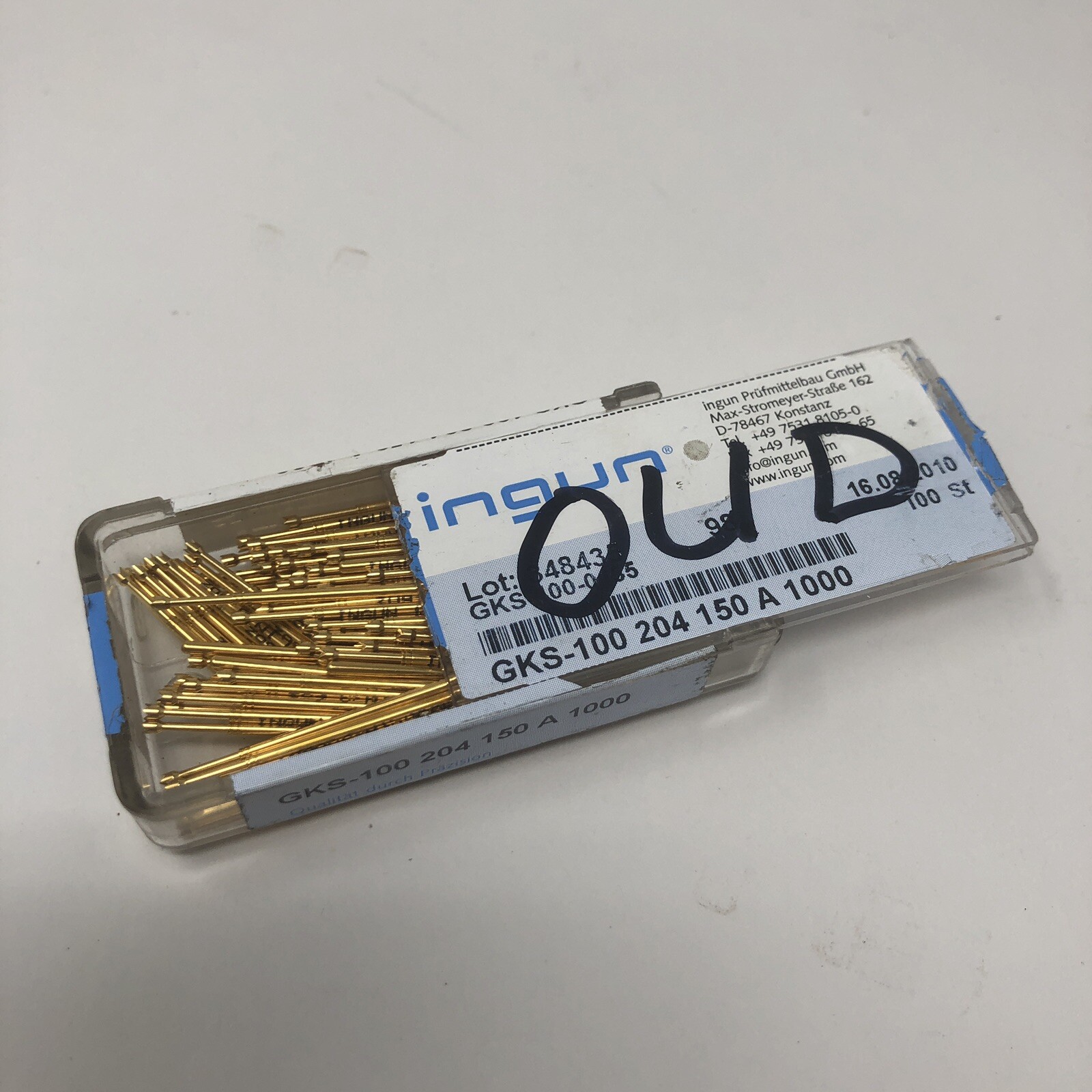 100PCS/box INGUN Test Probe GKS100 1.36mm Diameter Round Tip | eBay