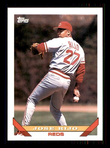 1993 Baseball Topps Jose Rijo Cincinnati Reds #165 | eBay