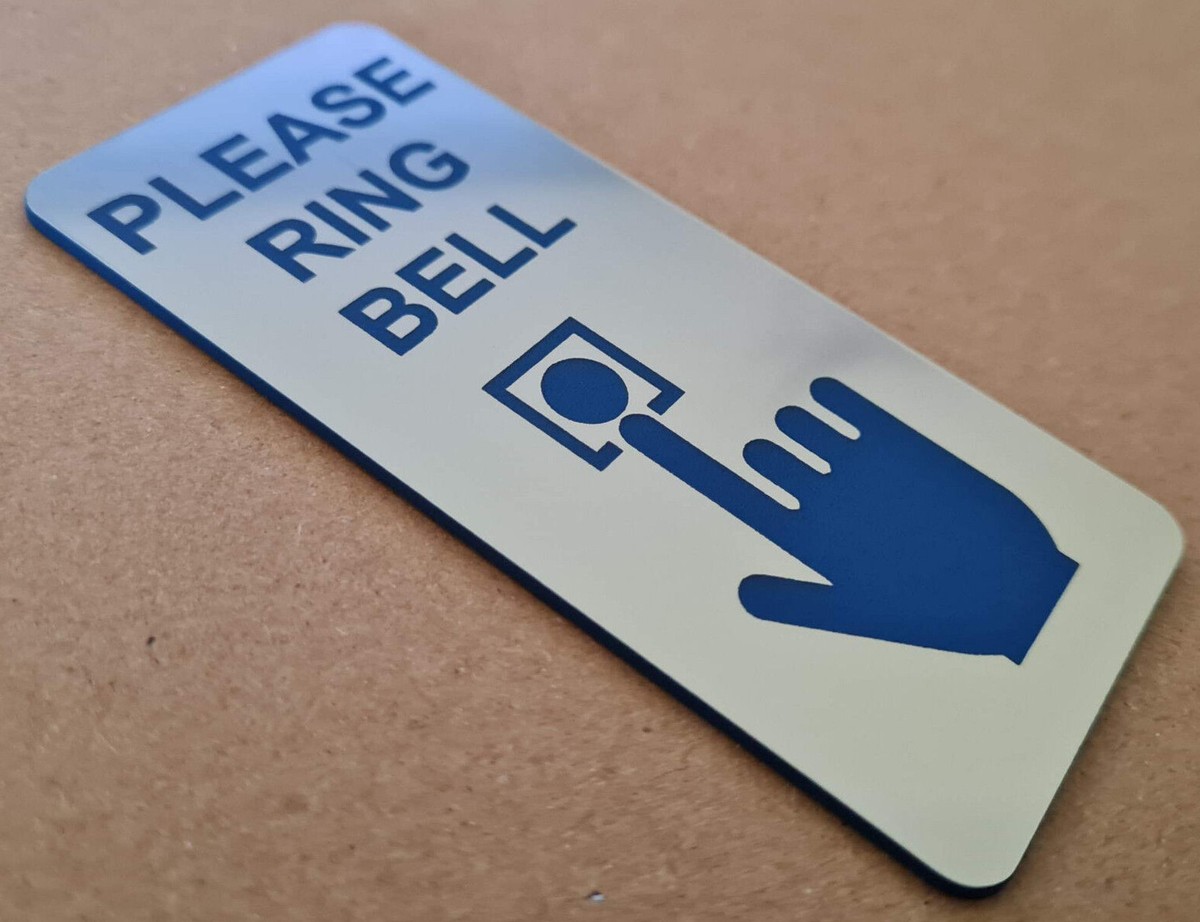 Press Doorbell Sign