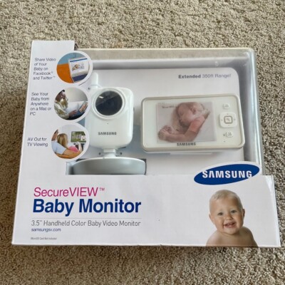 New Samsung SEW-3035WN Bright VIEW Baby Monitoring System Monitor and ...