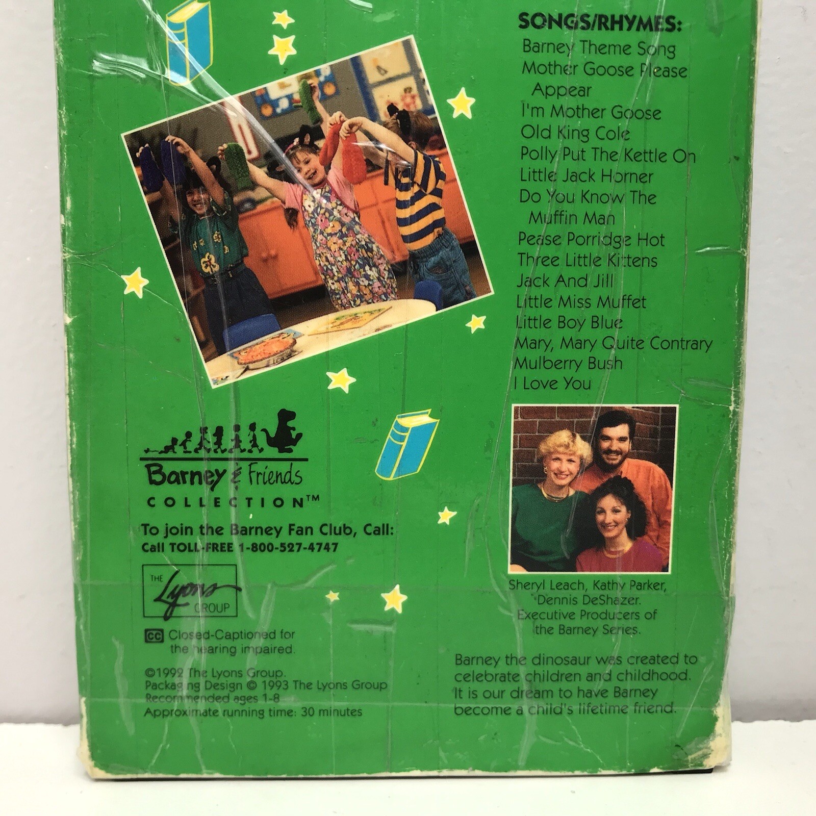 Barney & Friends Rhymes Mother Goose VHS | Grelly USA