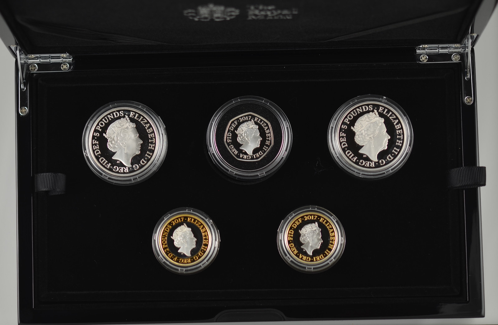 The Royal Mint 2017 UK Silver Proof Piedfort Coin Set - D17PFCS | eBay UK