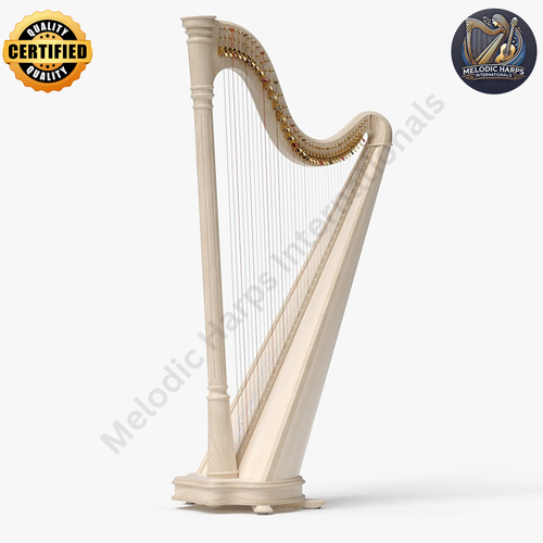 38 String Ivory Lever Harp-Pillar Style Scottish Harp-Concert Harp with ...
