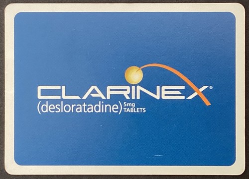 Clarinex Ad Vintage Single Swap Playing Card 10 Spades | eBay