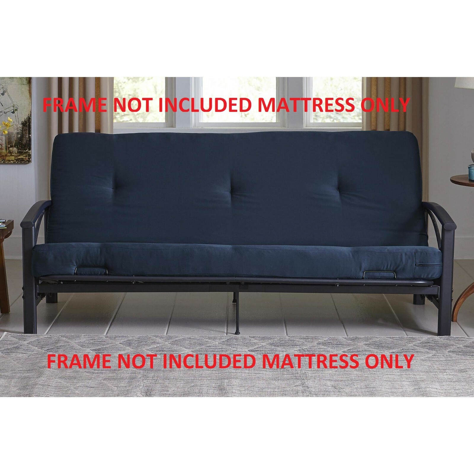 Futon Mattress Guest Spare Room Sofa Bed Full Size Couch Comfortable | eBay