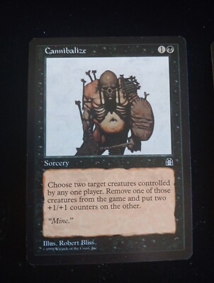 MAGIC THE GATHERING STRONGHOLD CANNIBALIZE LIGHTLY PLAYED | eBay