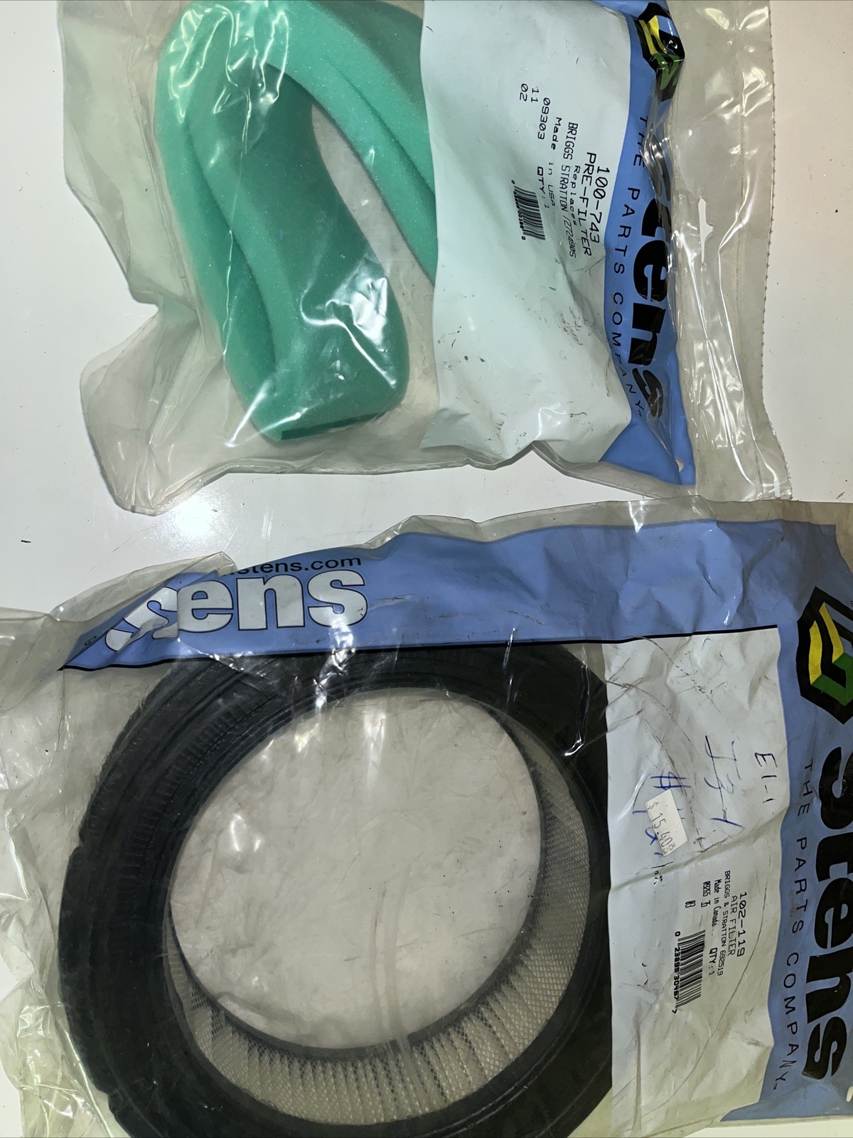 OEM Briggs & Stratton Cartridge Air Filter 692519 692520 806232 541477 ...