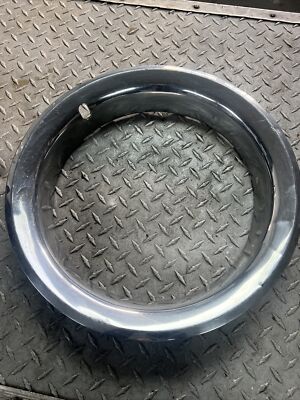 CHEVY 15" 15X8 RALLY WHEEL 3" DEEP TRIM RINGS STAINLESS haS Dent | eBay