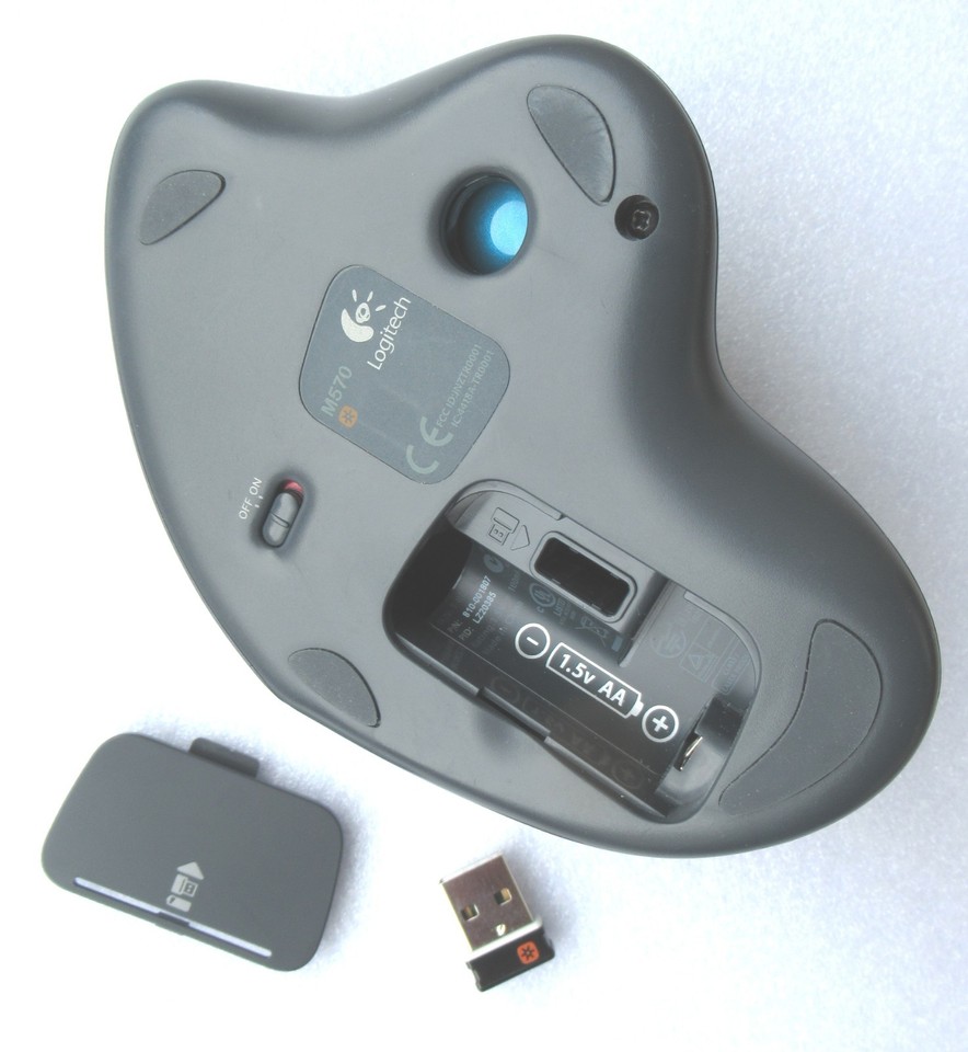 Logitech M570 Wireless Trackball Mouse | eBay
