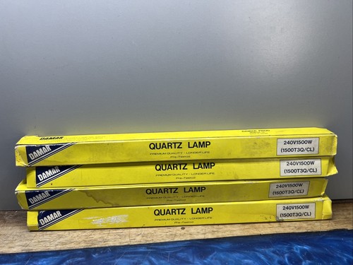 4X DAMAR REPLACEMENT BULB 1500T3QCL 1500 WATT QUARTZ NOS | eBay