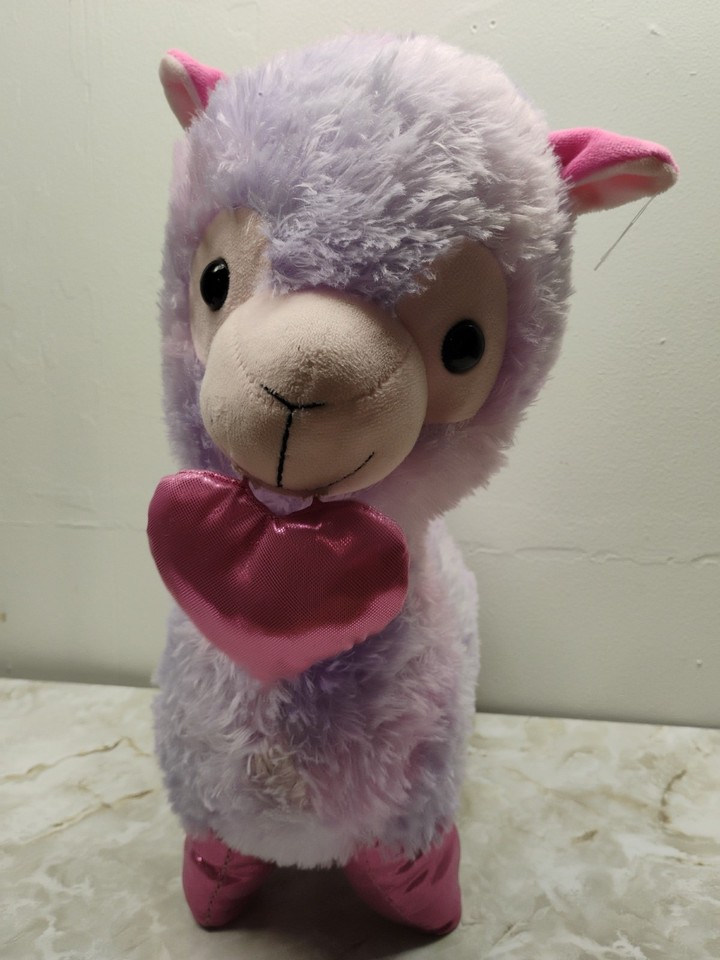 Llama/ Alpaca Rainbow Stuffed Animal Plush Pastel Multicolor by Kelly ...