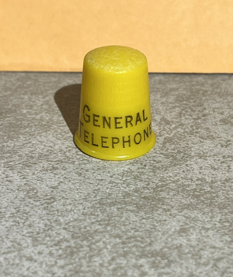 General Telephone System Plastic Sewing Thimble | eBay