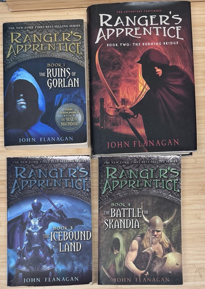 Complete Set RANGER'S APPRENTICE Series 1-12 John Flanagan Book Lot HC ...