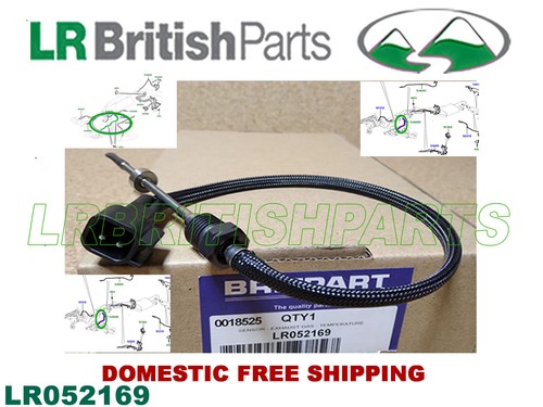 LAND ROVER EXHAUST SENSOR LH RANGE ROVER 13 SPORT 14 4.4L DIESEL ...