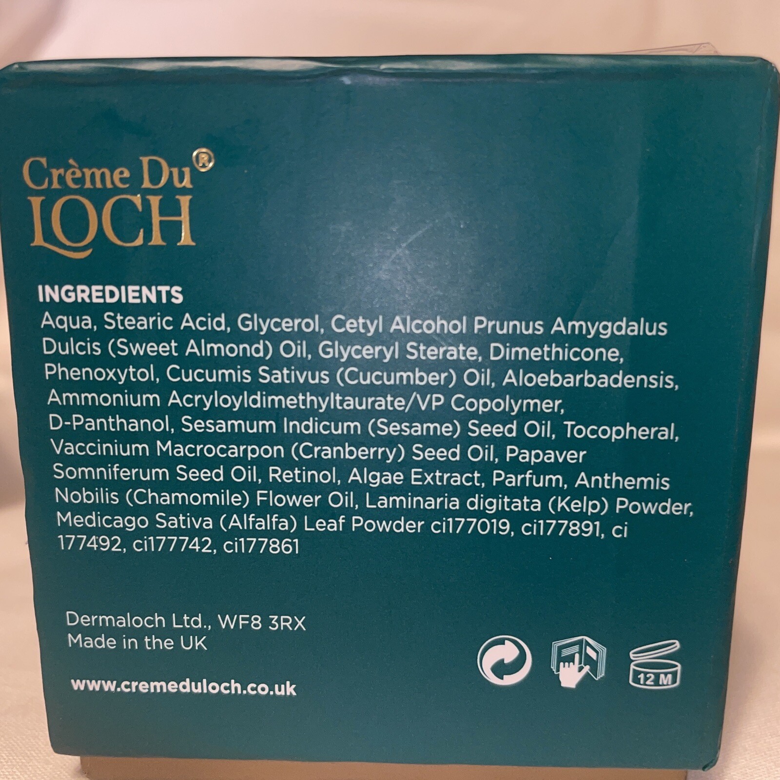 Creme Du Loch Age Defying Dailly Moisturizer 50ml 1.76oz Boost Skin ...