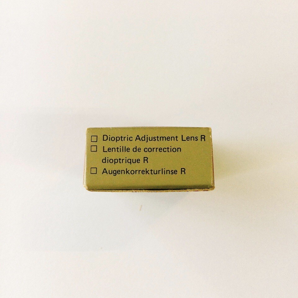 Canon -2.0 Dioptric Adjustment Lens R correctly diopter for F-1 F-1N F1 ...