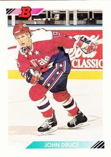 #180 John Druce - Washington Capitals - 1992-93 Bowman Hockey | eBay