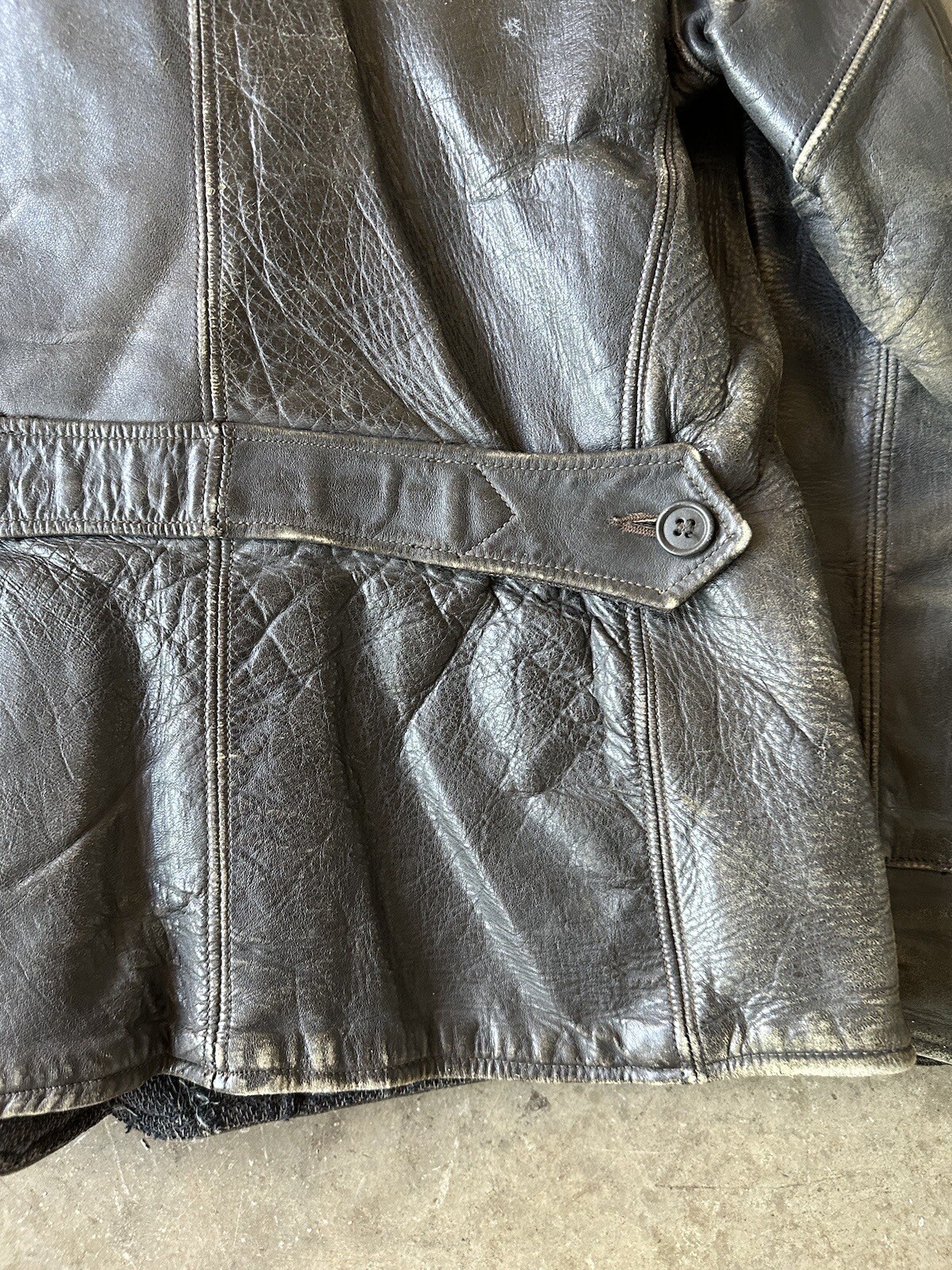 1940’s Albert Richard Horsehide Jacket Brown Leather … - Gem