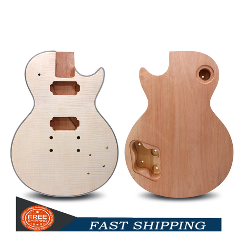 Electric Guitar Body Flame Maple Mahogany Binding Guitar Bodies nice | eBay